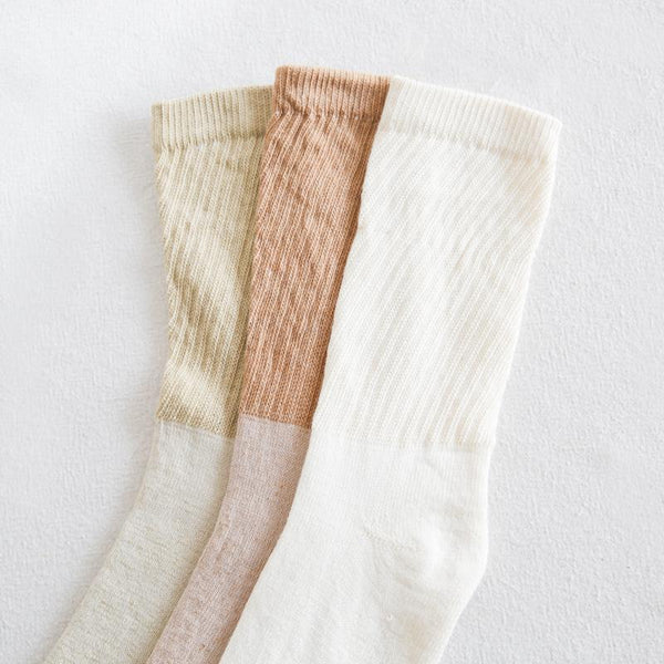 Organic Threads in Organic Crew Socks at General Store